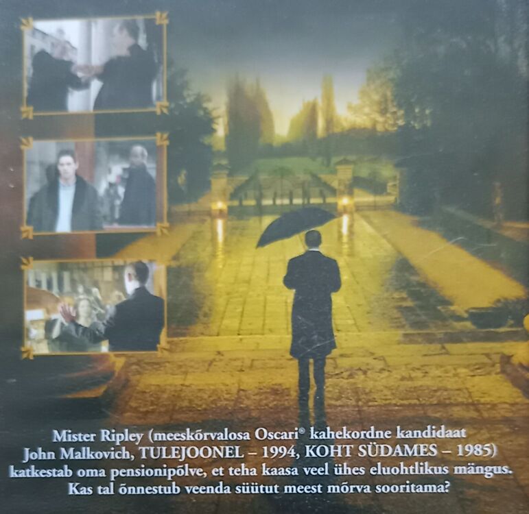 VHS - RIPLEY MÄNG - Ripley's Game - 2002 - EST-SUB (224147492) - Osta.ee