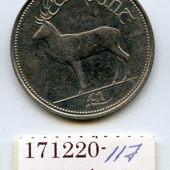 IIRIMAA 1 POUND 1990 HIRV HARF 171220-117 (159918295) - Osta.ee