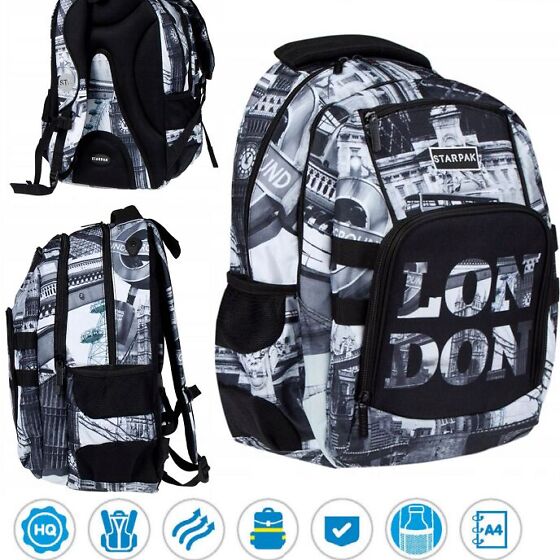 UUS seljakott / koolikott "London" (199513730) - Osta.ee