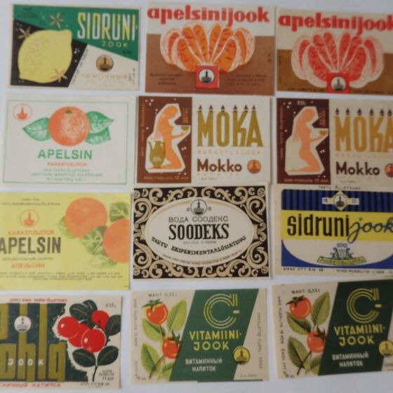 Vanaaegsed Tartu jookide sildid (211920164) - Osta.ee