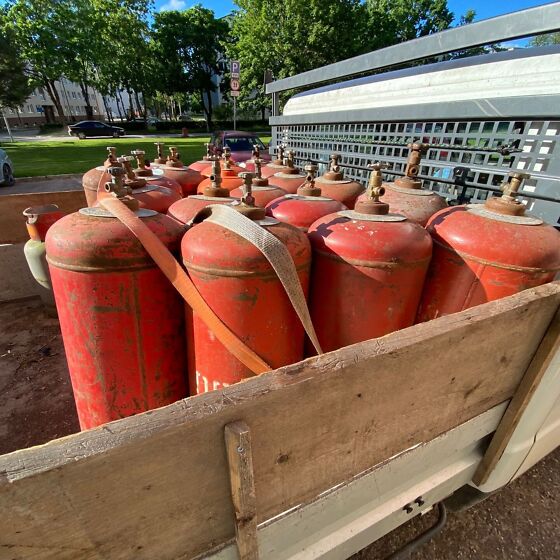 Vene punane propaani balloon (203612447) - Osta.ee