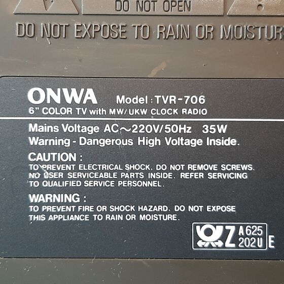 Onwa TVR 706 (206505005) - Osta.ee