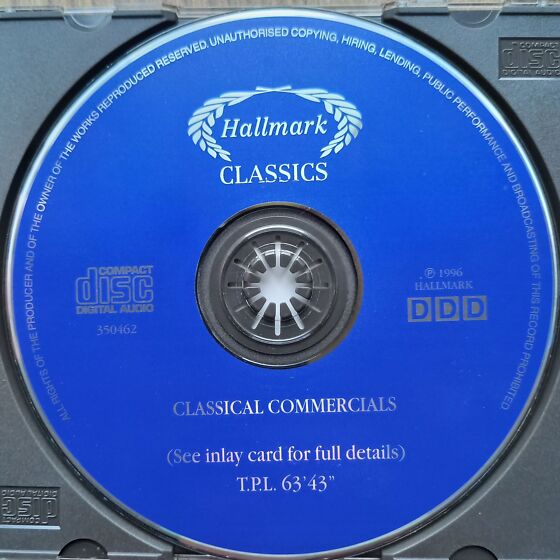 CD - Classical Commercials - 1996 (193025825) - Osta.ee
