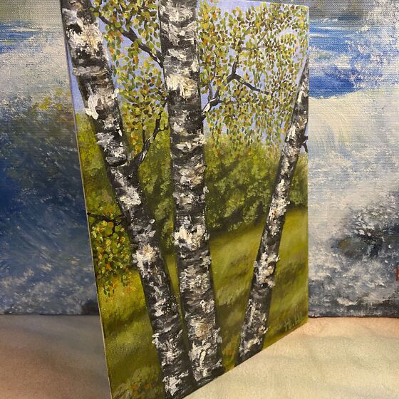 "Kased" Nikolai Shoshin, 2018-2020, õli, papp (200930518) - Osta.ee