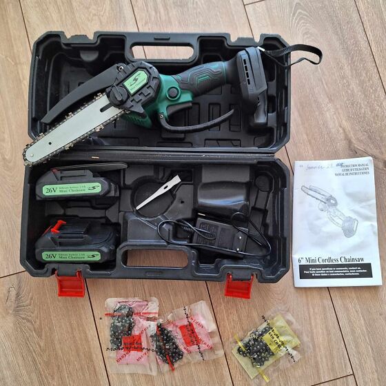 MEGA! Mini kettsaag akuga, (198549675) - Osta.ee