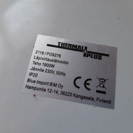 ELEKTRIRADIAATOR "Thermal Plus" (212246688) - Osta.ee