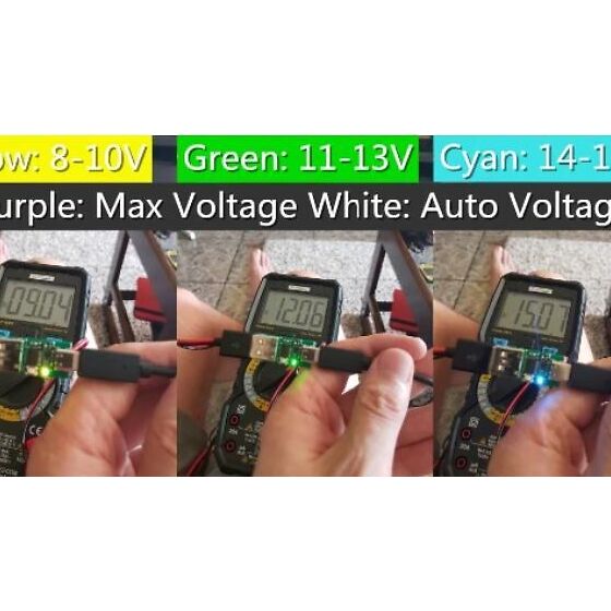 USB-C Power Delivery Decoy moodul ZY12PDN, PD2.0/3.0 to DC (201200631 ...