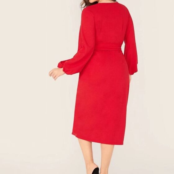 Kaunis punane kleit 46/48 EU.UUS! (201311058) - Osta.ee