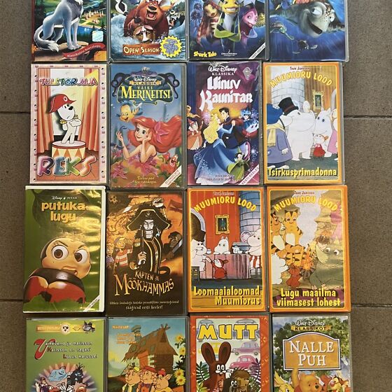 Laste filmid multikad VHS (233670027) - Osta.ee