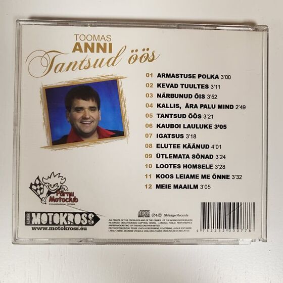 Toomas Anni / Tantsud öös / CD (171304155) - Osta.ee