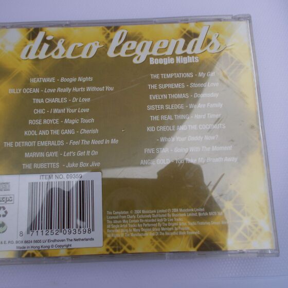 CD Disco Legends-Boogie Nights (139503270) - Osta.ee
