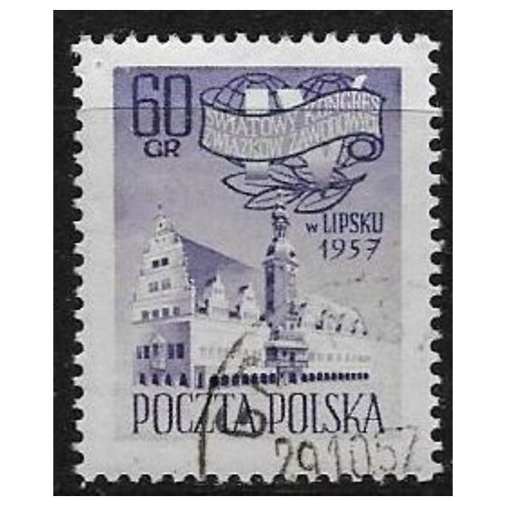 Poola 1957 (Mi-1028) O (200336593) - Osta.ee