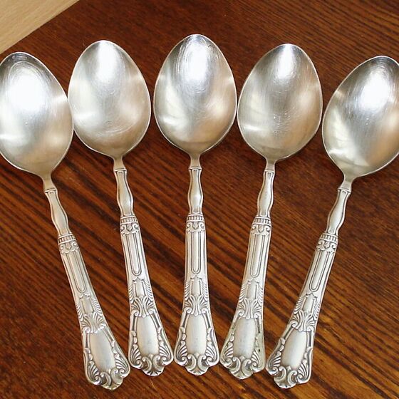 Väga ilusad nõukogudeaegsed melhior lusikad (5tk) (200966015) - Osta.ee