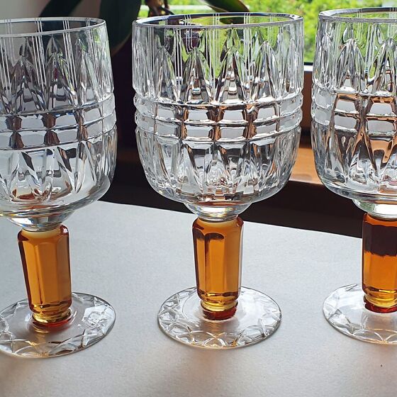 Haruldased kristallist suuremad pokaalid "Olümpia" 3TK.!!! (215239199 ...