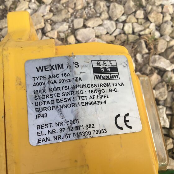Elektrijaotuskilp Wexim ABC 16A (213754215) - Osta.ee