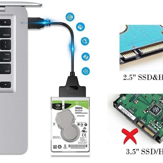 USB 3.0 SATA 2.5" SSD/HDD External Disk adapter (198133296) - Osta.ee