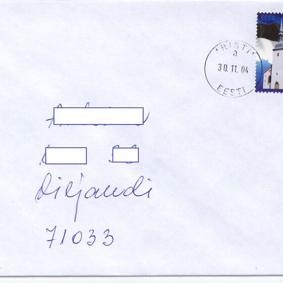 Eesti margid C6 ümbrikutel ( 0081 ). (206714454) - Osta.ee