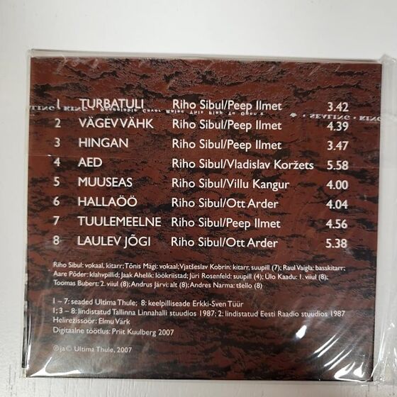 Ultima Thule / Riho Sibul / Ultima Thule 2007 plaat / CD (185088205 ...