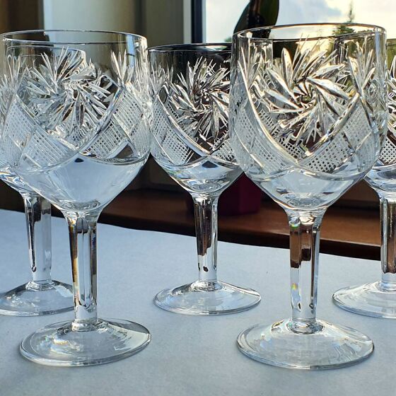 Ilusad vanad kristallist pokaalid 5TK.!!! (205036082) - Osta.ee