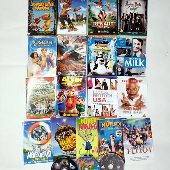 20 DVD filmi (filmid, multifilmid, multikad, lastefilmid) (201795828 ...