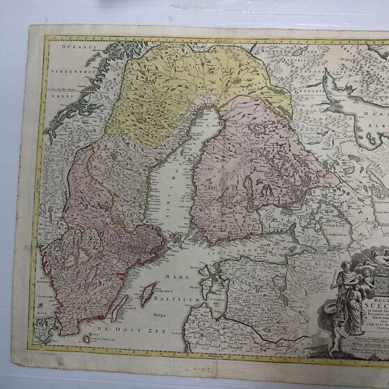 Rootsi kaart ca 1720 Homann (205072393) - Osta.ee