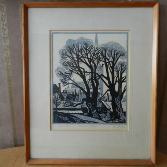 Hugo Mitt "Oleviste" linool 84/100, 1967 aasta!!!!!!!!!!!!!! (200068101 ...