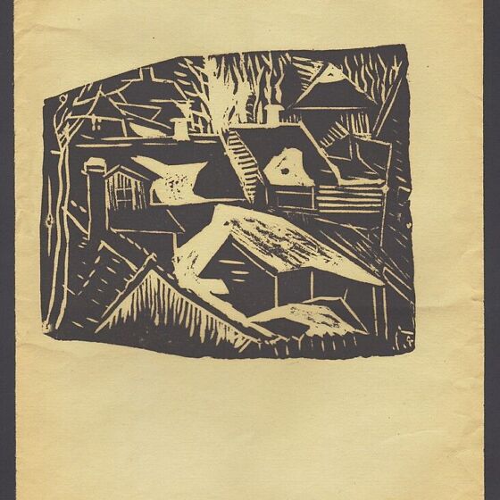 Felix Randel 1901-1977 "Katused" 1920 (222511782) - Osta.ee