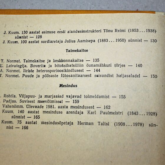Aiandus ja mesindus. 1987 a. (200563671) - Osta.ee