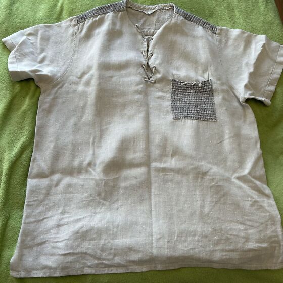 Paksemast linasest suvine pluus (207516210) - Osta.ee