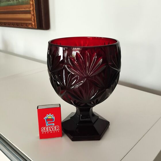 Punasest klaasist megasuur pokaal (199029677) - Osta.ee