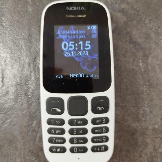 Mobiiltelefon Nokia 105 (205200765) - Osta.ee