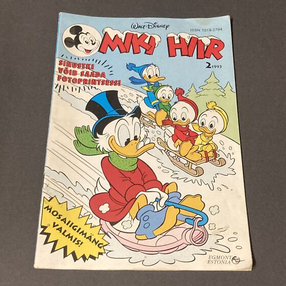 Walt Disney Miki Hiir koomiks nr 2 1993 (181759739) - Osta.ee