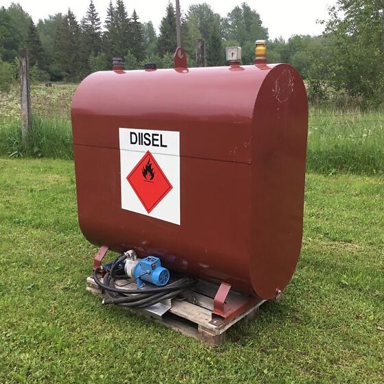 Kütusemahuti 1200 L koos pumbaga (139945337) - Osta.ee