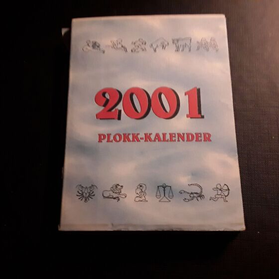 Kasutamata 2001.aasta plokk-kalender (197146935) - Osta.ee