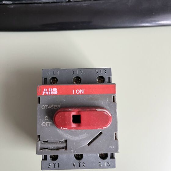 ABB Moodul-pöördlüliti, koormuslülit 3-faasiline 63A, OT45E3 (191745249 ...