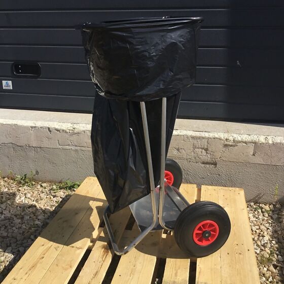 Prügikoti kinnitusraam ratastel, tsink (200997695) - Osta.ee