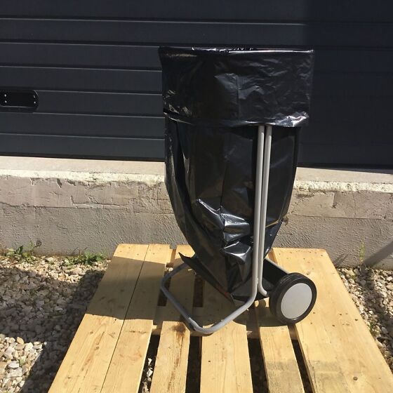 Prügikoti kinnitusraam ratastel, hall (203006426) - Osta.ee