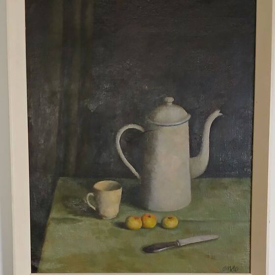 OLAV MARAN, Vaikelu kolme sibulõunaga, õli 1980 (219240338) - Osta.ee