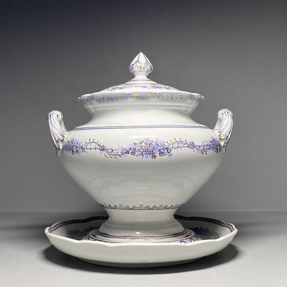 Võrratu Rörstrand Linnea (1878-1910) tirin/serveerimisnõu (166923141 ...