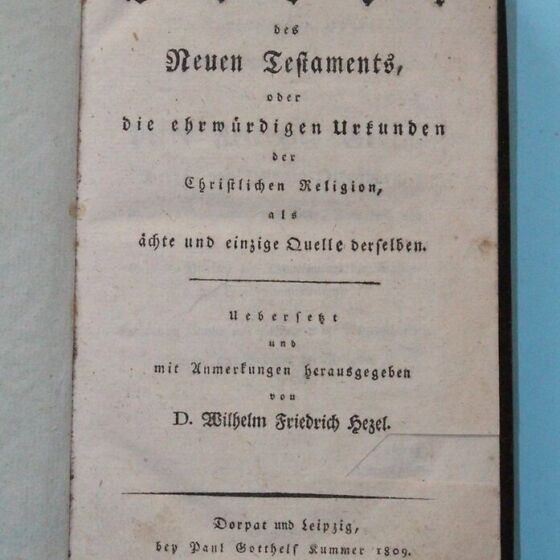 HARULDUS ! NAHKKÖITES UUS TESTAMENT (PIIBEL) - DORPAT 1809 ! (194386567 ...