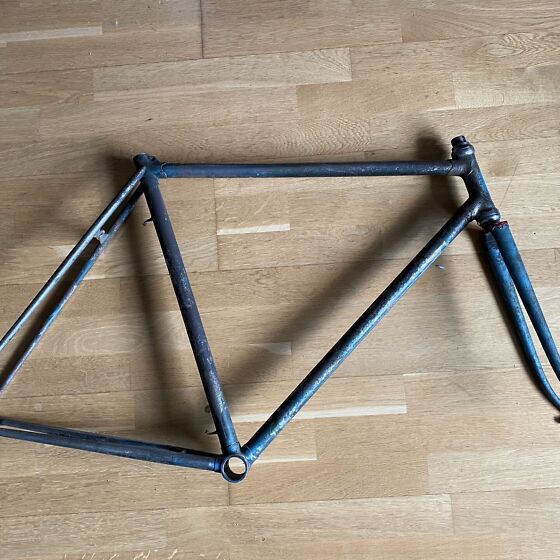 1950ndate Bianchi jalgratta raam lisadega (200658062) - Osta.ee