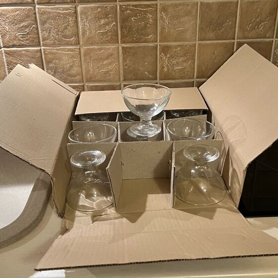 Jalaga pokaalid (magustoidu-, puuvilja-, salati jaoks) 12 tk (202110777 ...