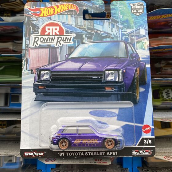 Hot Wheels Ronin Run 81 TOYOTA STARLET KP61 (205495407) - Osta.ee
