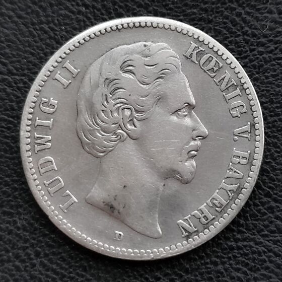 2 MARK 1876 Saksa Baieri hõbe! (203665298) - Osta.ee