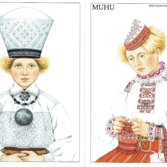 PUHAS MAKSIKAART - Eesti rahvariided 1995 - 1999 (8 tk.) (194614650 ...