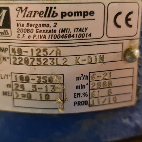Tsirkulatsioonipump 40-125, Marelli (203967380) - Osta.ee
