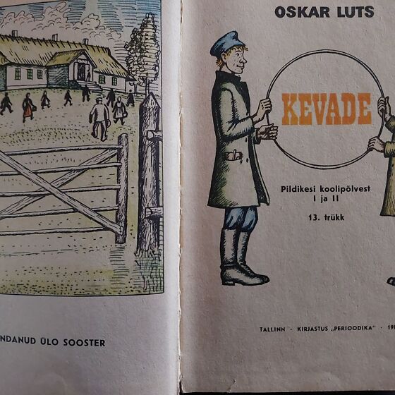 Ülo Sooster illustratsioonid raamat Kevade Oskar Luts (208488826) - Osta.ee