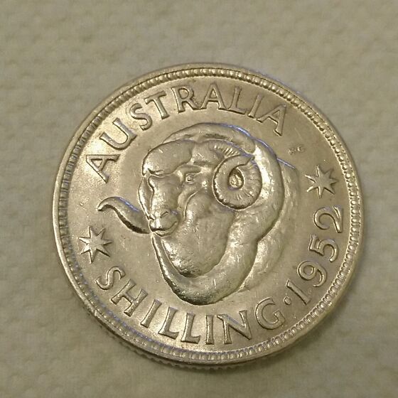 Austraalia Shilling.1952.Hõbe. (203704112) - Osta.ee