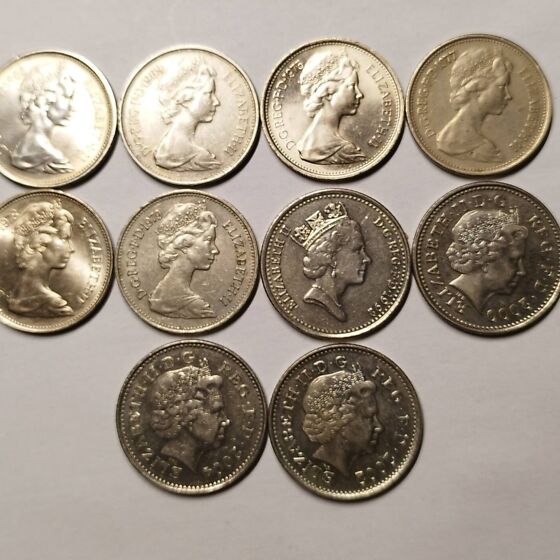 UK 5 ja 10 Pence 1968 - 2004 erinevad (203995311) - Osta.ee