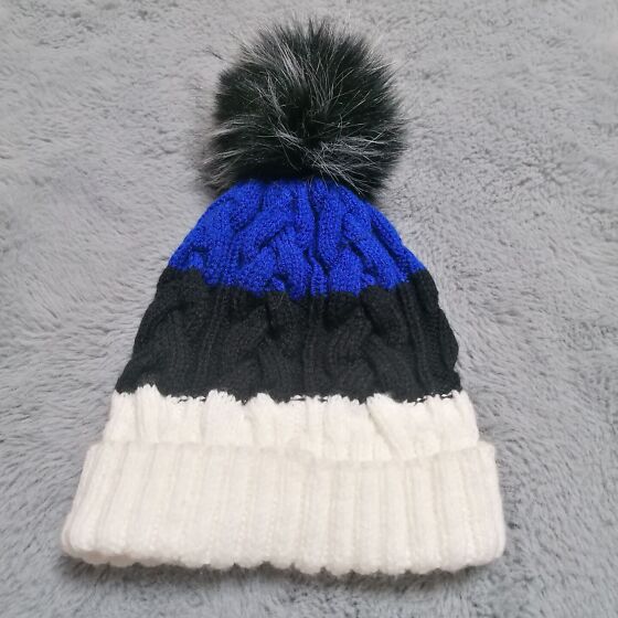 sini-must -valge müts nr.54-56 laste (201720855) - Osta.ee